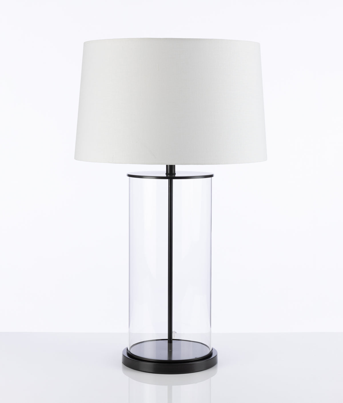 Glass Cylinder Table Lamp — Sue Riley Home Collections