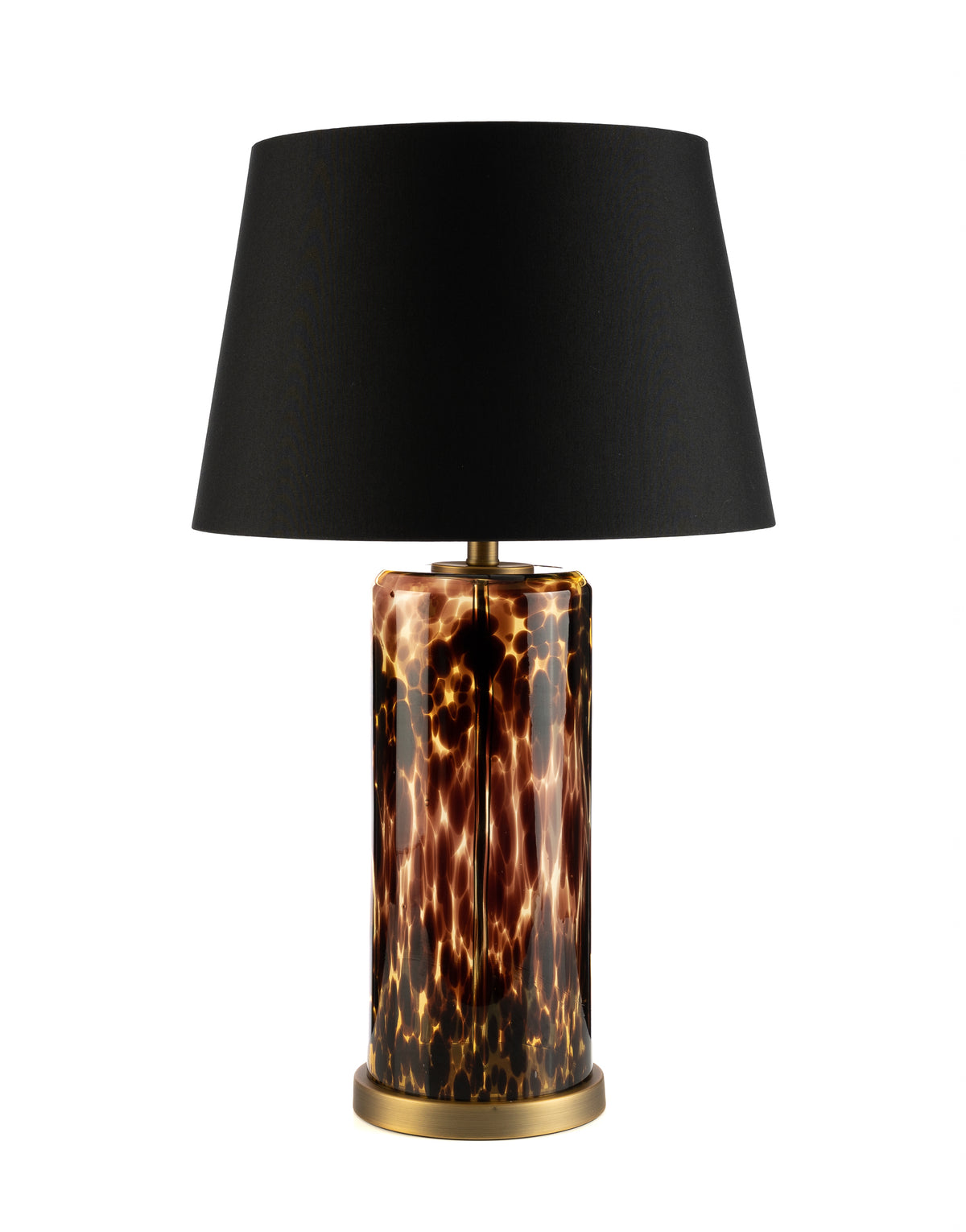 Tortoiseshell Cylinder Lamp — Sue Riley Home Collections