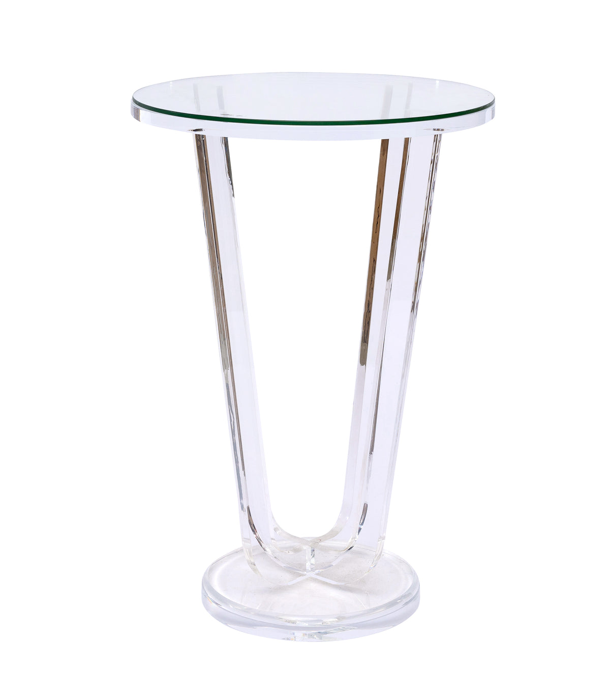 Art Deco Acrylic Side Table — Sue Riley Home Collections